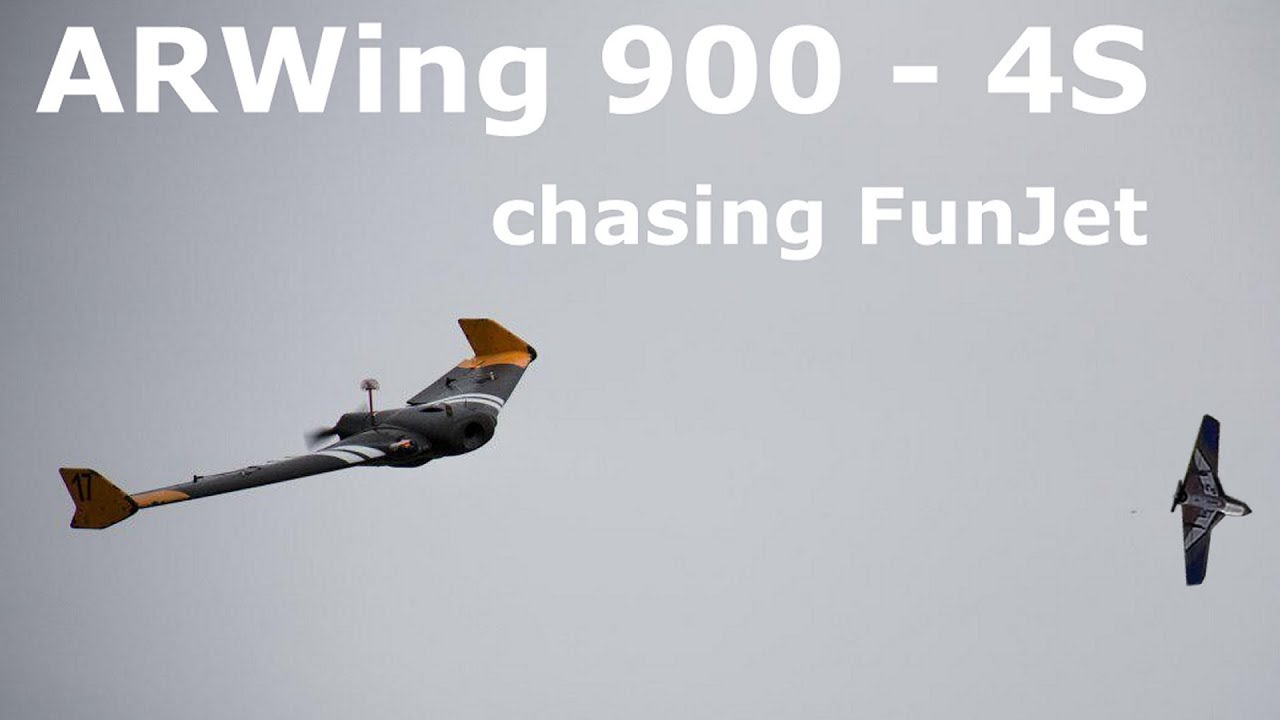 AR.Wing 900 stock 4S vs FunJet - YouTube