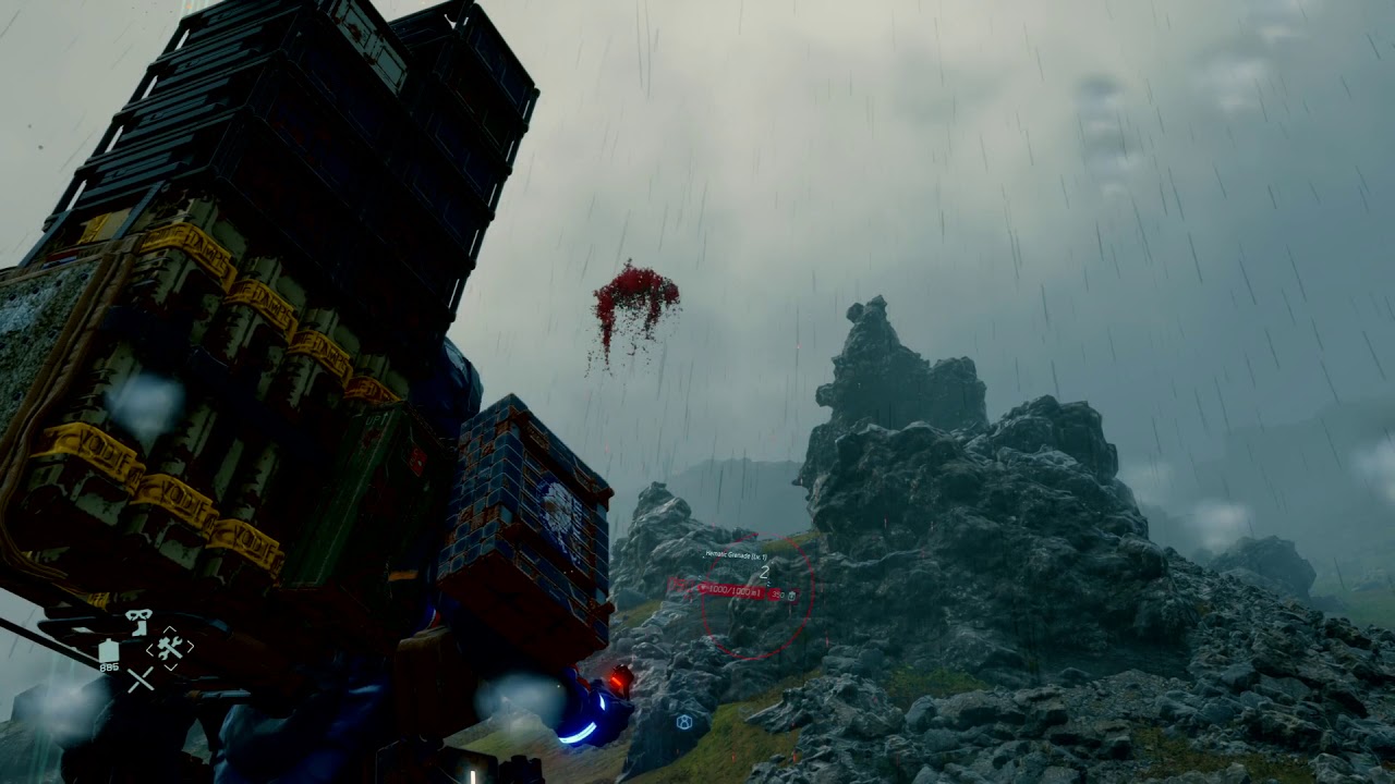 DEATH STRANDING Port Knot City trekking through BT territory - YouTube