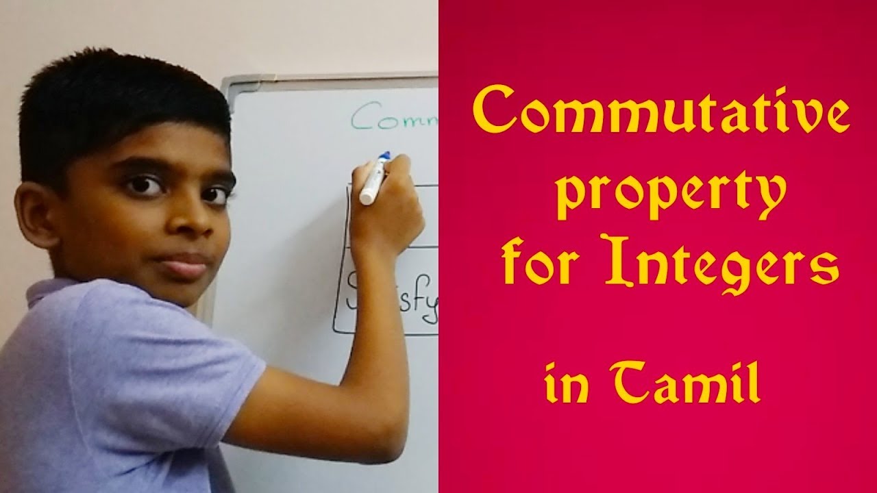 Commutative property for Integers - YouTube