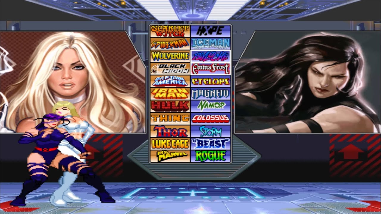 Avengers Vs X-Men 1.16 Mugen + Character Selection Screen - Gameplay ...