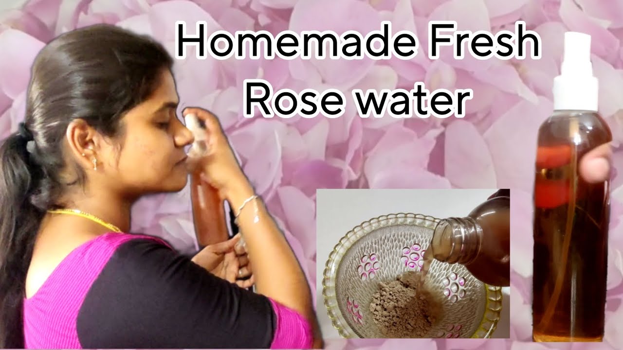 Homemade Fresh Rose Water | ரோஸ் வாட்டர் #homemaderosewater #rosewater ...
