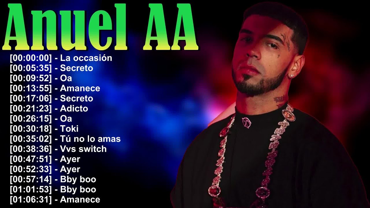🔥 Anuel AA – Known for powerful songs that combine truth, rhythm, and ...