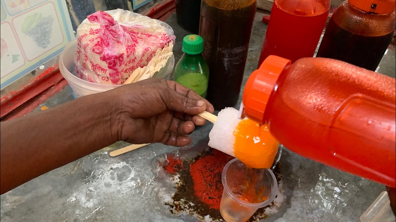 20tk ice gola. Deshi style ice gola making. Bd street food ...