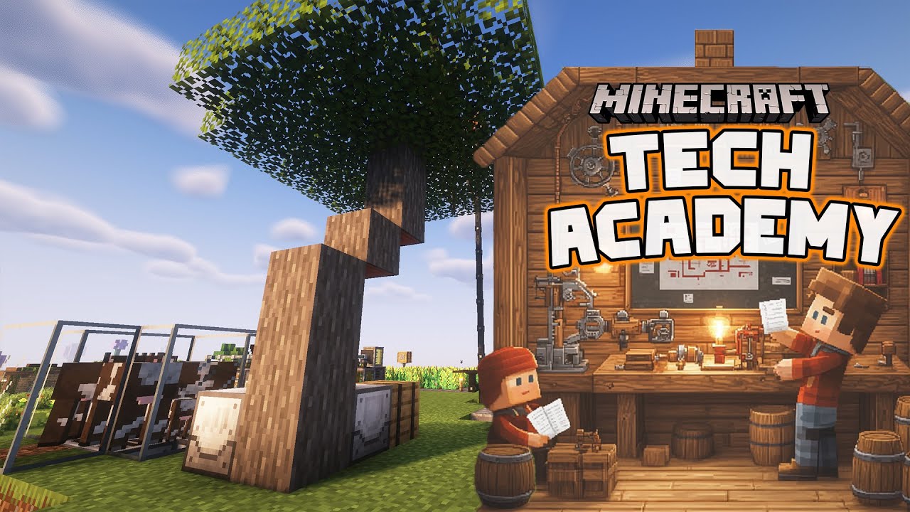 LA FARM DI LEGNA DAL LETAME! - TECHACADEMY E6 - YouTube