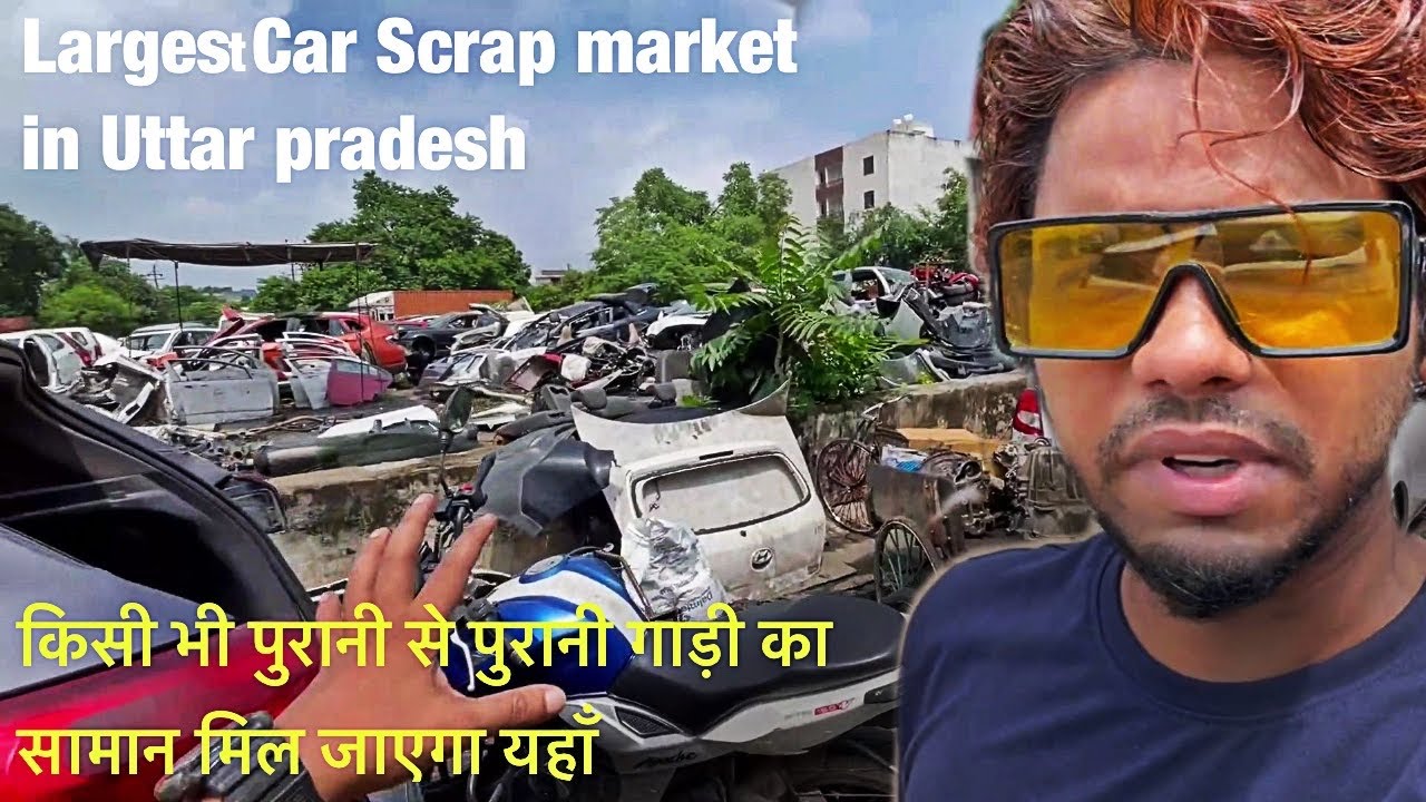 cheap and best place for old cars | largest car scrap market in Utter ...