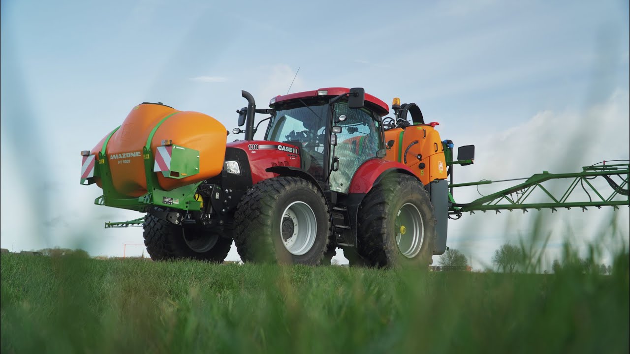 Amazone UF1302 | Maxxum 130CVX met EZ-Pilot Pro | Daan Kool VOF - YouTube