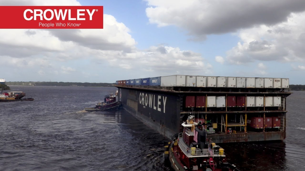 Crowley and FEMA Accelerate Relief Aid to Puerto Rico - YouTube