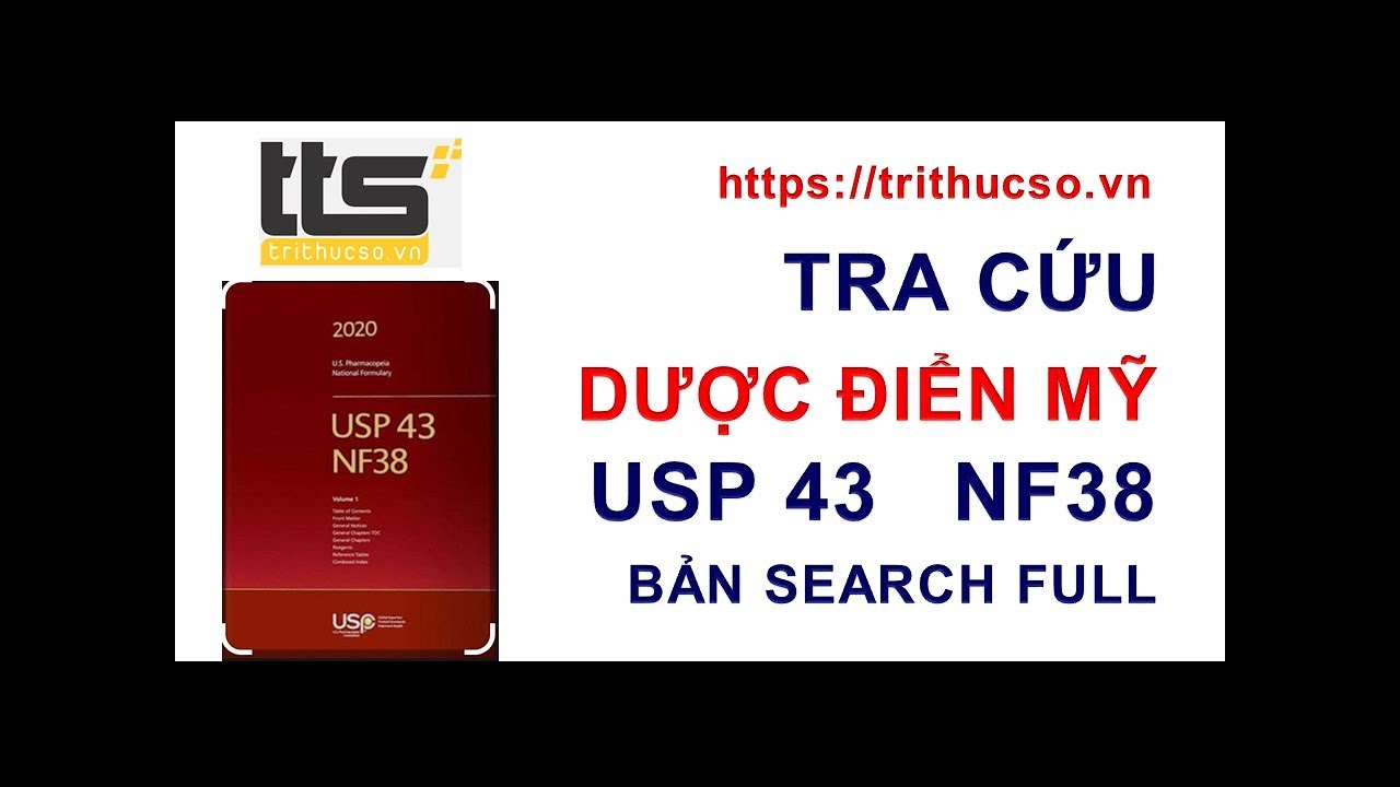Hướng dẫn tra cứu dược điển USP 43 - YouTube