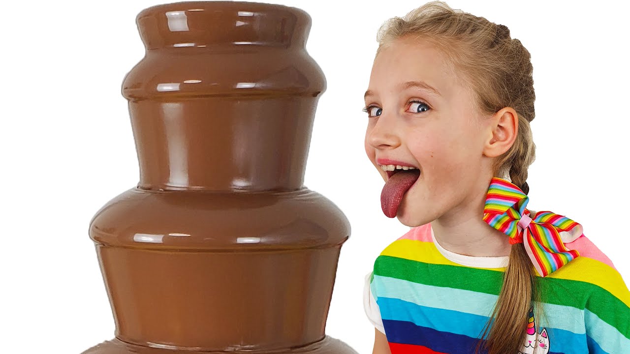 Polina plays chocolate and presents. New videos for kids. - YouTube