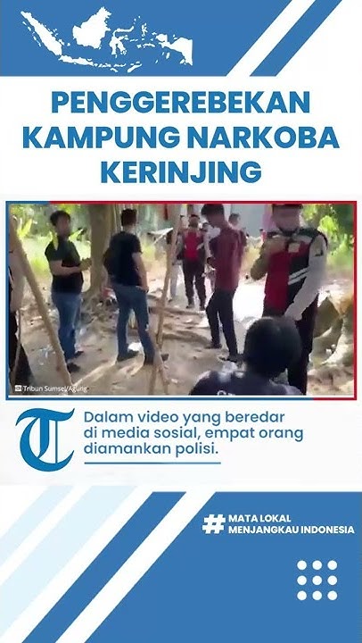 Kampung Narkoba Kerinjing Ogan Ilir Kembali Digerebek Polisi - YouTube