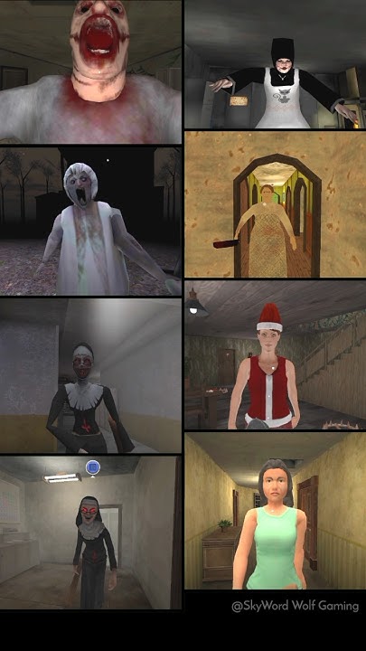 Evil Nun Vs Stepmother Escape Vs Horror kiss 2 Nuny Vs Slendrina The Forest Vs Evil Neighbor 2 ...