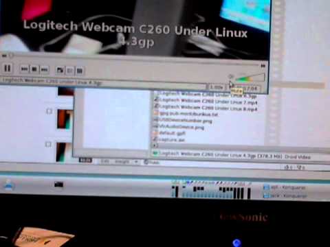 Logitech Webcam C260 Under Linux - 11 - YouTube