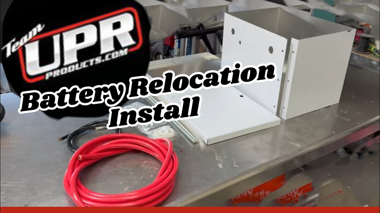 UPR Battery Relocation Installed on '89 Fox Body - YouTube