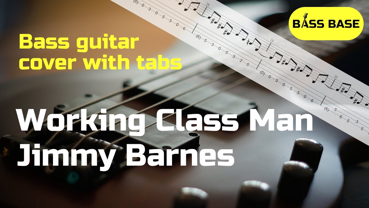 Jimmy Barnes - Working Class Man - Bass cover with tabs - YouTube