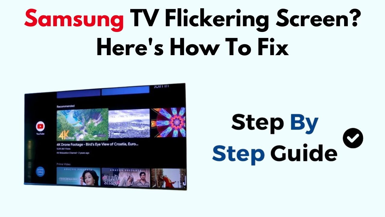 Samsung TV Flickering Screen? Here's How To Fix - YouTube