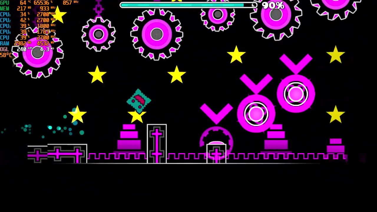 Geometry Dash | Tiny Tunes | FPS Bypass test - YouTube