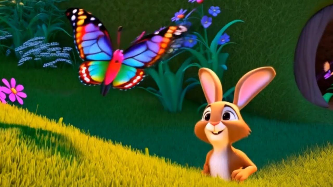 Run little Bunny! | Cute bunny song for kids | Nursery rhymes & kids ...