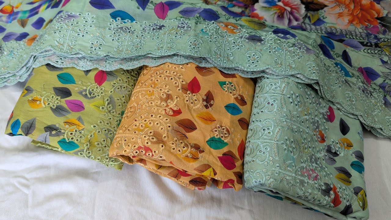 Mashal Cotton Boutique Three Piece | Cutwork Dupatta Dresses | Lawn ...