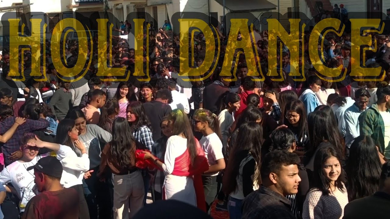 Almora College Ki Holi 2023 - YouTube