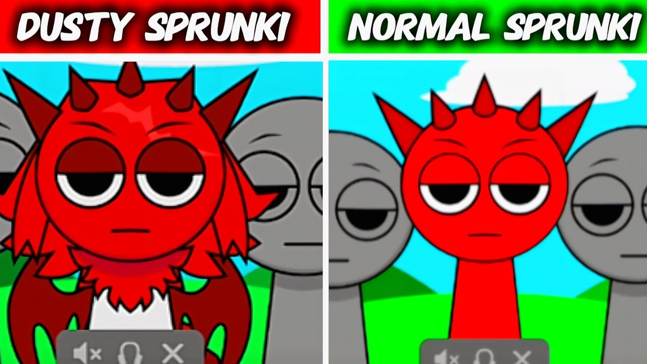 Inkredibox DUSTY sprunki edition VS NORMAL SPRUNKI 😱 - YouTube
