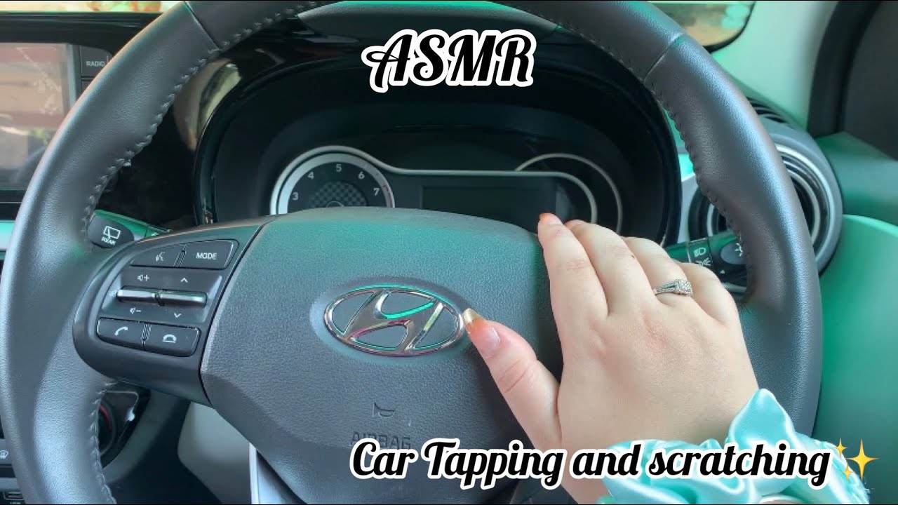 ASMR Car tapping and scratching (No talking, fast ) 🖤 - YouTube