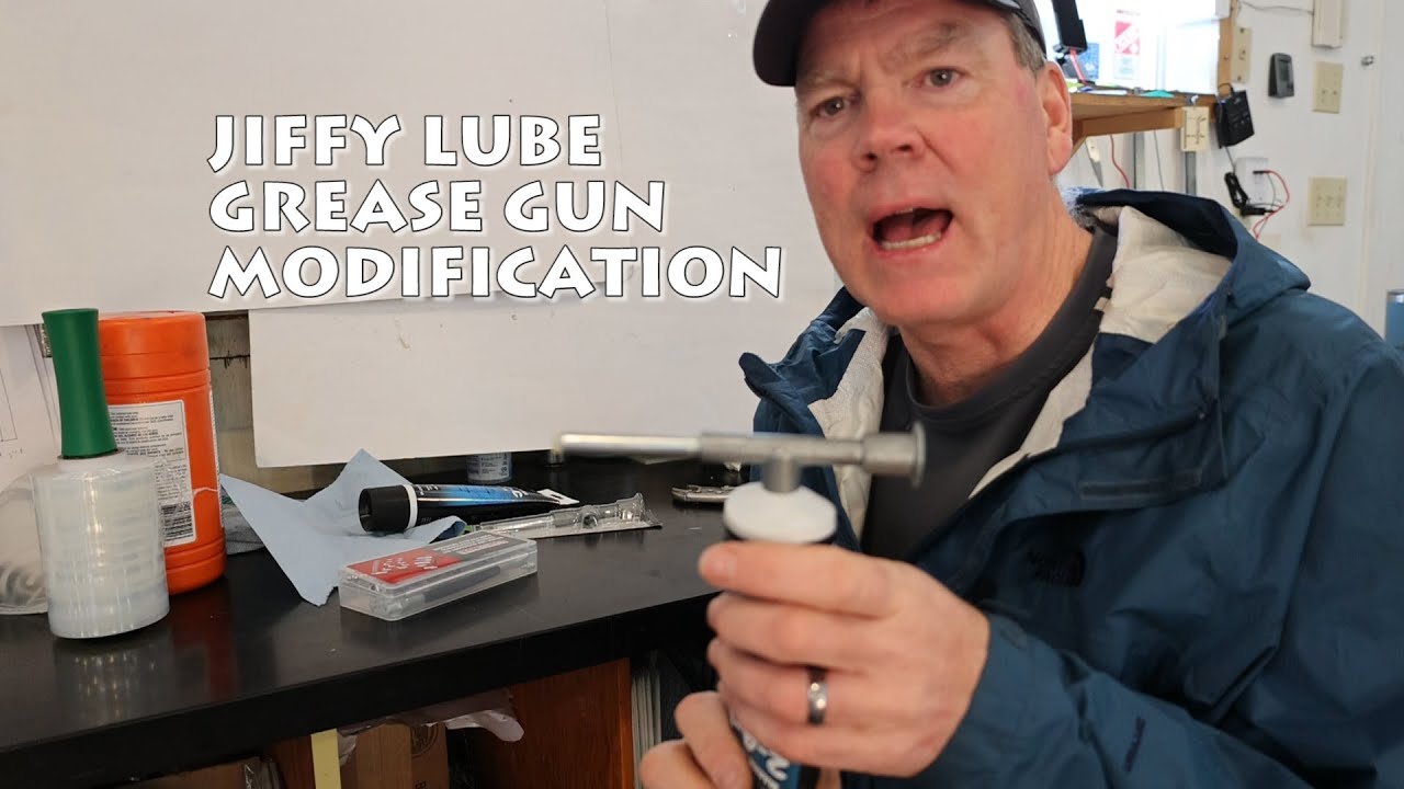 Jiffy Lube Grease Gun Mod for your outboard Jet - YouTube