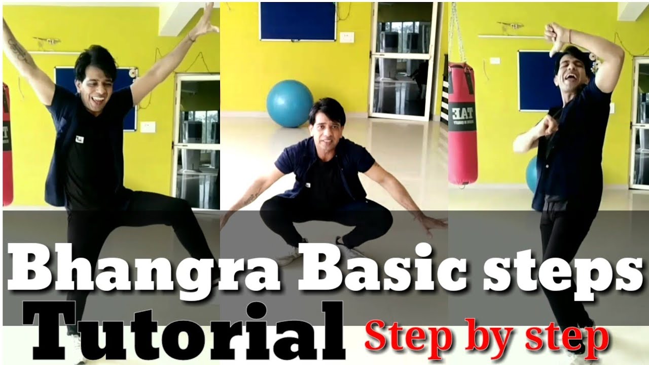 Lesson 1- Learn Bhangra in easy way | Bhangra Basic steps | new Bhangra ...