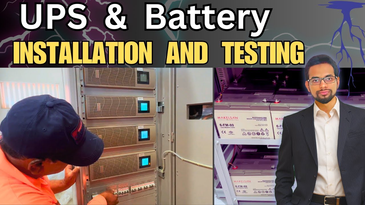 UPS & Battery Bank Installation | Parallel Connection Explained - YouTube