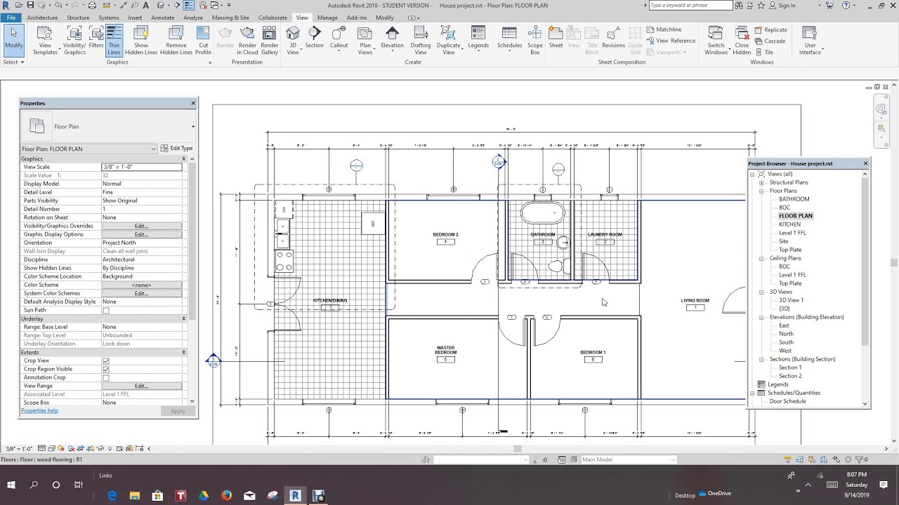 Revit Basic house project5 - YouTube