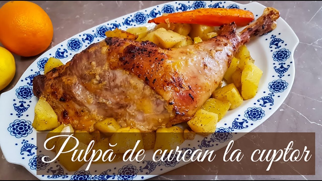 Pulpa de curcan la cuptor cu garnitura de cartofi . Reteta delicioasa ...