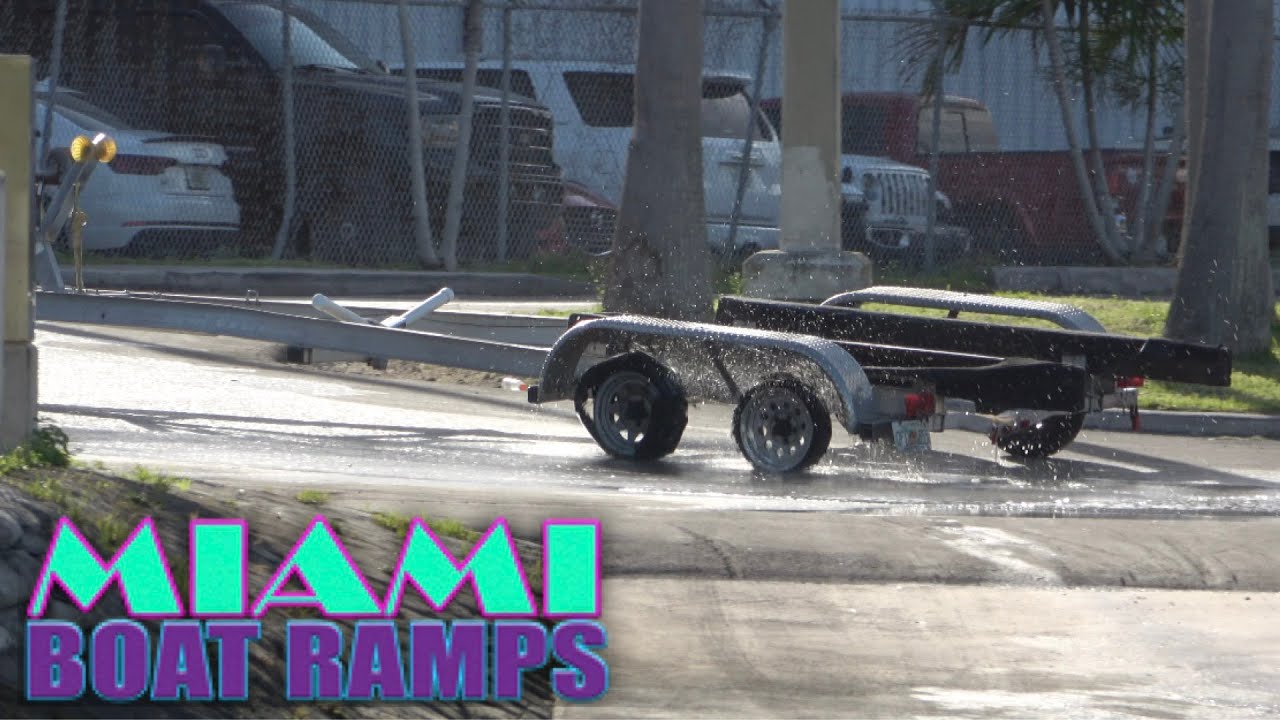 Rough Day For This Trailer At The Ramp | Miami Boat Ramps | Black Point ...