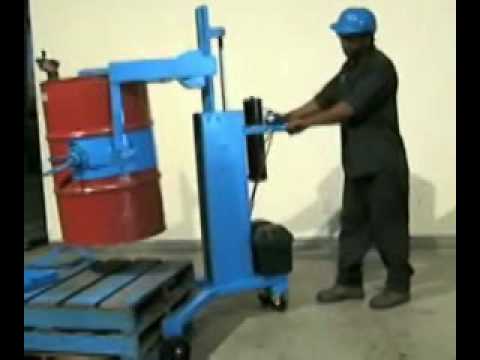Morse Drum Palletizer - 55 Gallon Drum Mover - YouTube