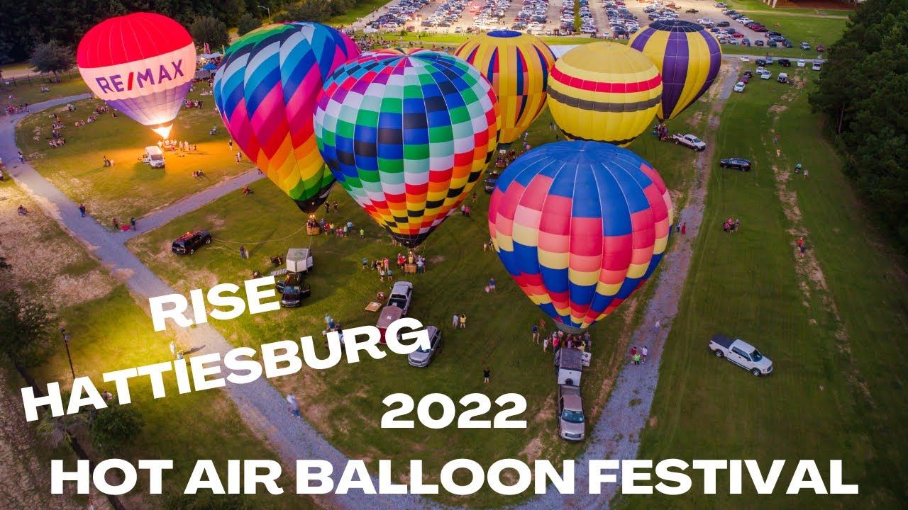 RISE BALLOON FESTIVAL - DISPLAY AT DUSK - YouTube