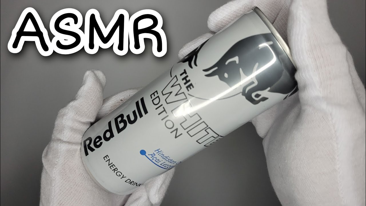 RED BULL WHİTE EDİTİON COCONUT BERRY ENERGY DRİNK UNBOXİNG ASMR - YouTube