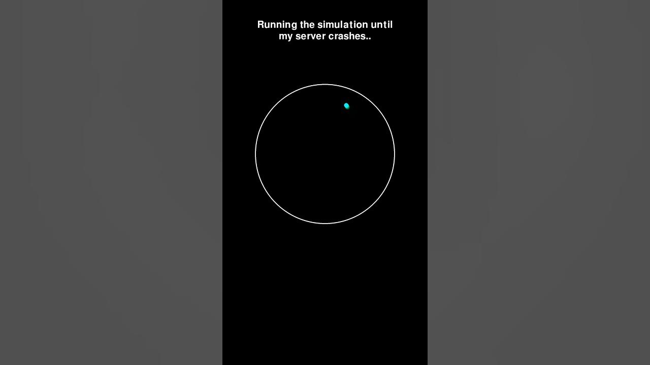 Ball bouncing simulation #adhd #music #code #space #python #physics #simulations #memes #science ...