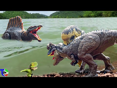 D-REX Vs T-REX & SPINOSAURUS 🦖 Jurassic World Rebirth | Dinosaur Toys Movie
