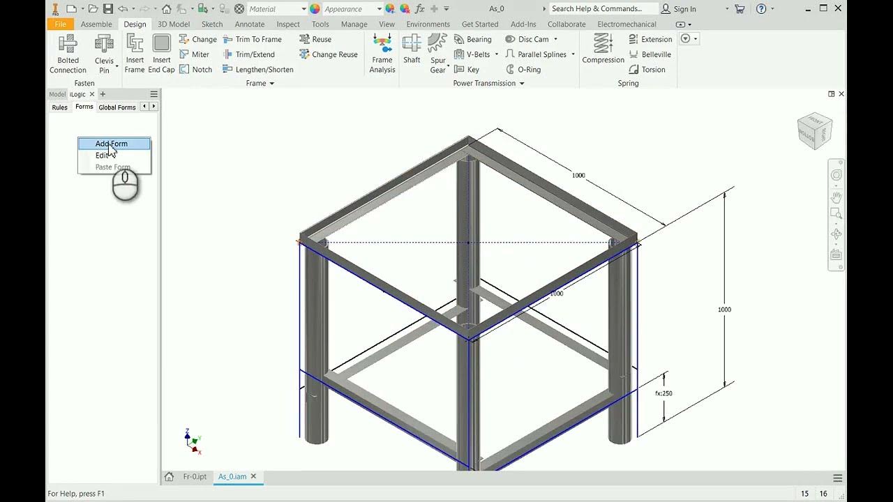 Design Automation With iLogic Part 1 - YouTube
