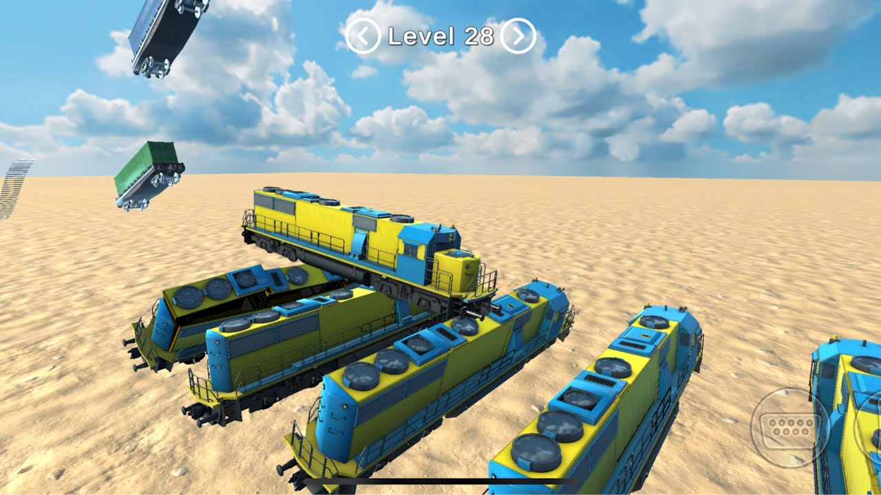 Train vs. Obstacle Course! - YouTube