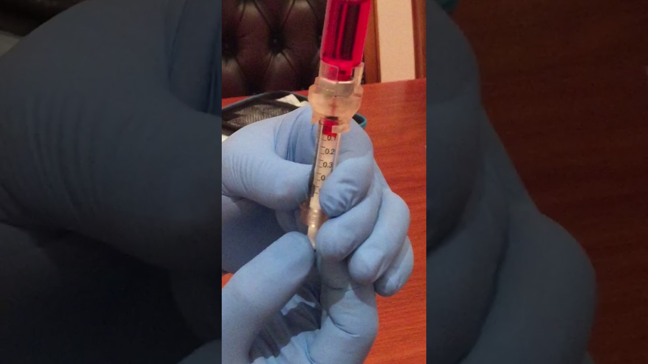 How To:Load medication from a vial with 14mm vial adapters - YouTube