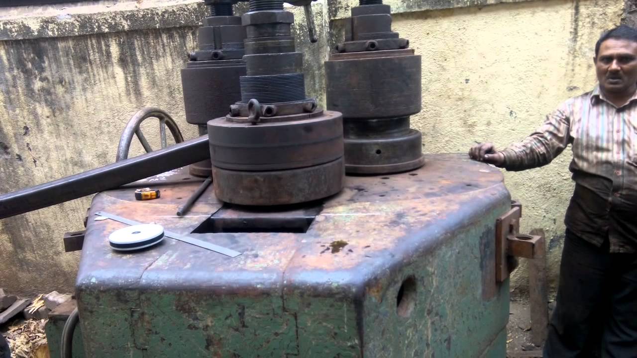 Square tube rolling - YouTube