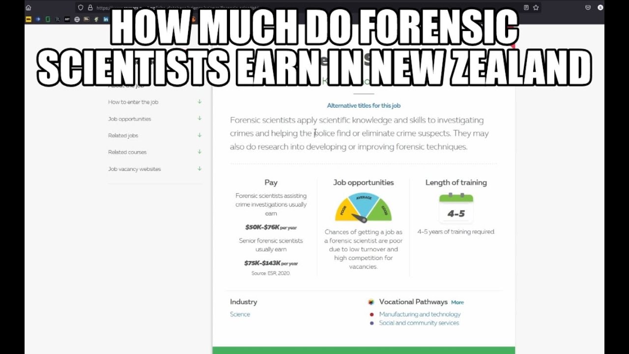 How Much Do Forensic Scientists Earn In New Zealand YouTube how-much-do-forensic-scientists-earn-in-new-zealand-youtube