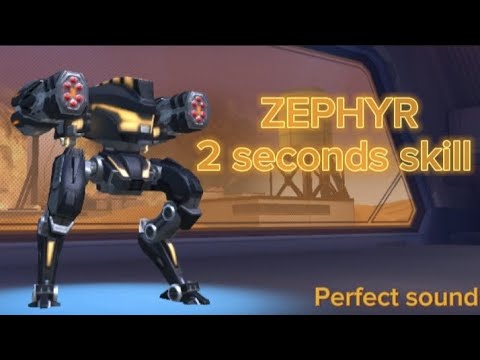 Zephyr New Design (2 SECONDS SKILL) mech arena gameplay - YouTube