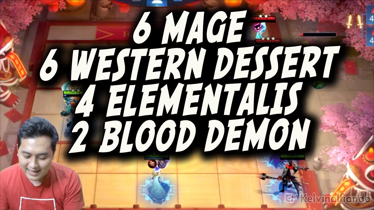 COMBO 6 MAGE 6 WESTERN DESSERT 4 ELEMENTALIS 2 BLOOD DEMONS ! INI COMBO ...