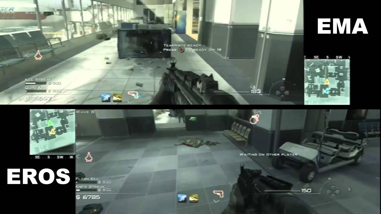 Splitscreen COD: MW3 Survival TERMINAL Map - YouTube