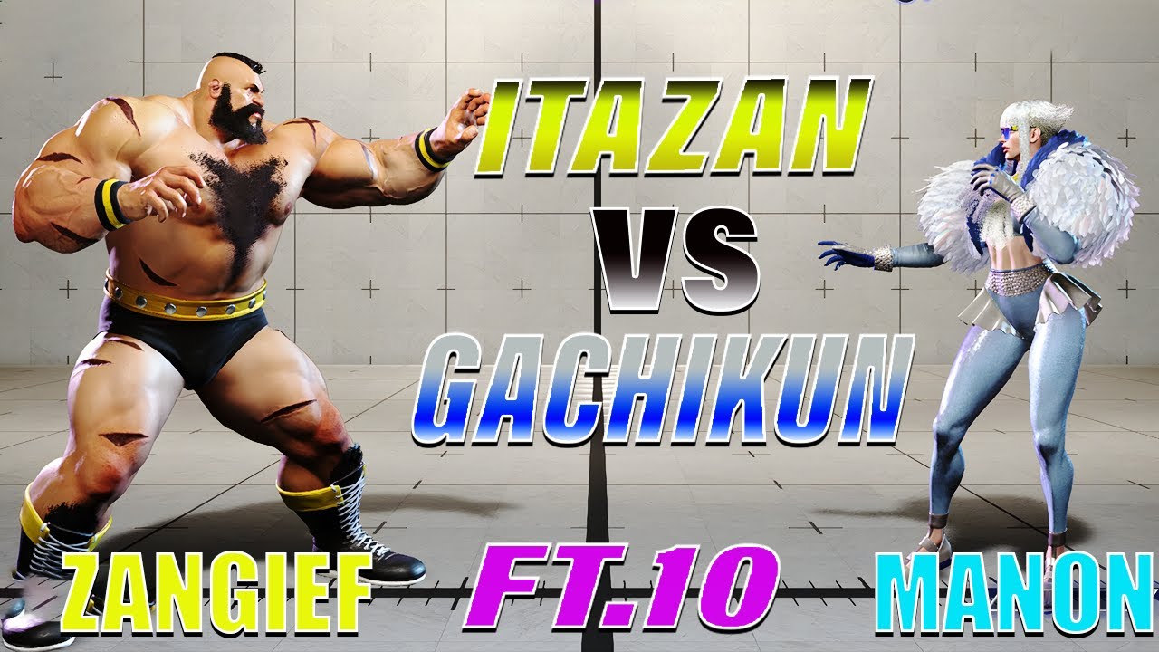 Street Fighter 6 π₯itazan Zangief Vs Gachikun Manon Ft 10 Matchs