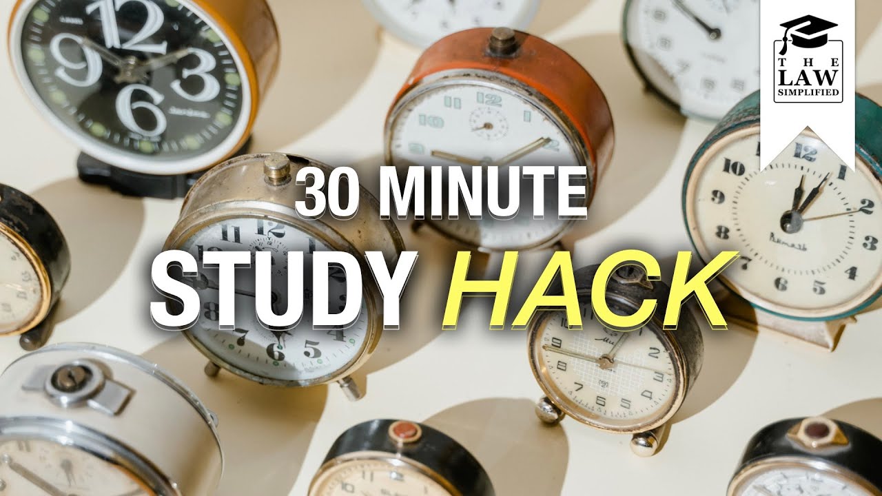 30 Minute Study Hack - YouTube
