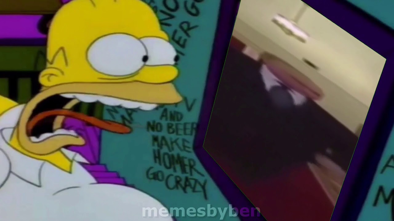 Homer gets scared by Wide Putin - YouTube