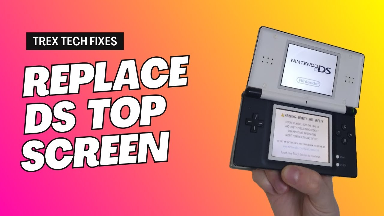 Fixing a faulty Nintendo DS Lite Top Screen | Let's Fix! - YouTube