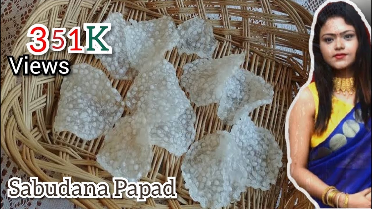 sabudana papad recipe | sabakki sandige | javvarisi vadam | साबूदाना ...