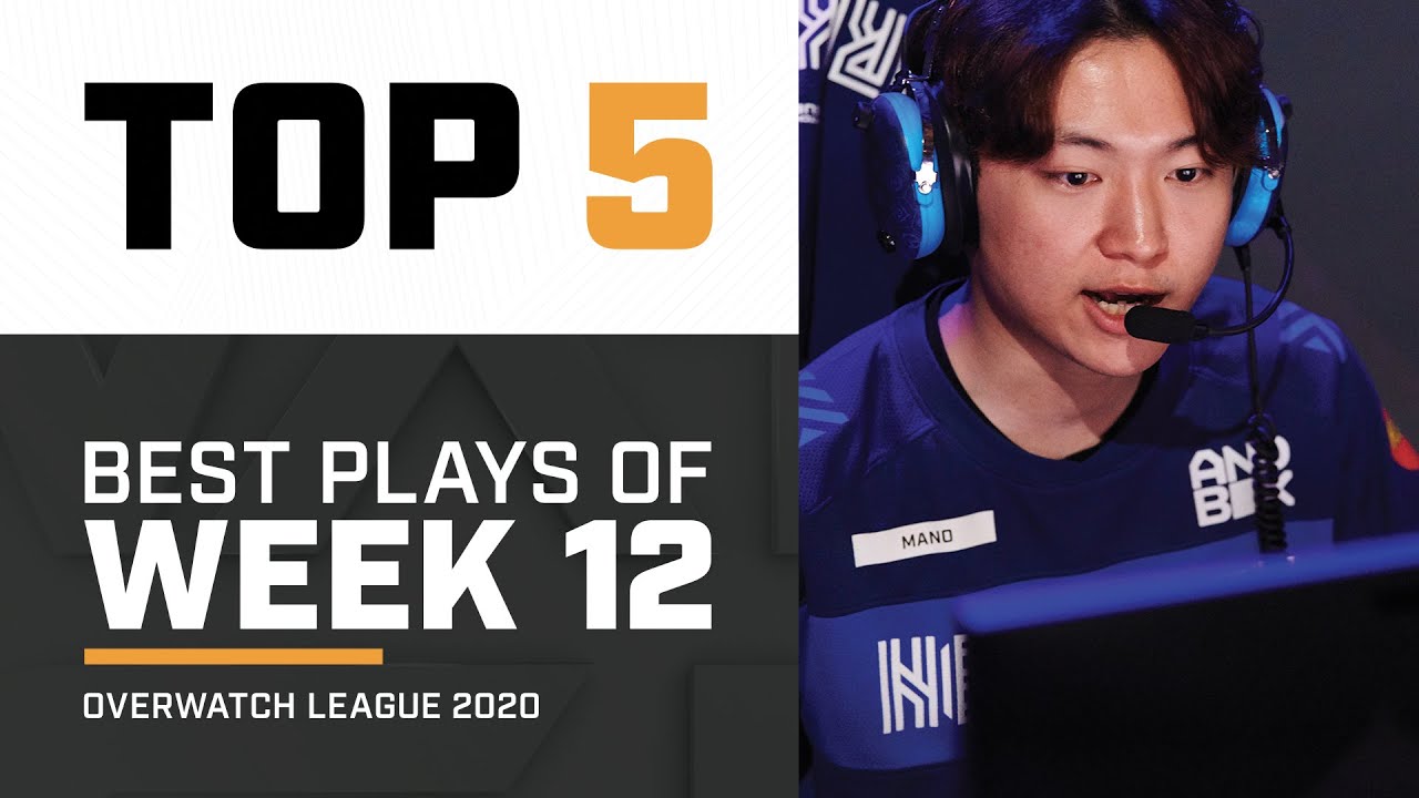 Top 5 | Mano From The Top Rope | Overwatch League 2020 - YouTube